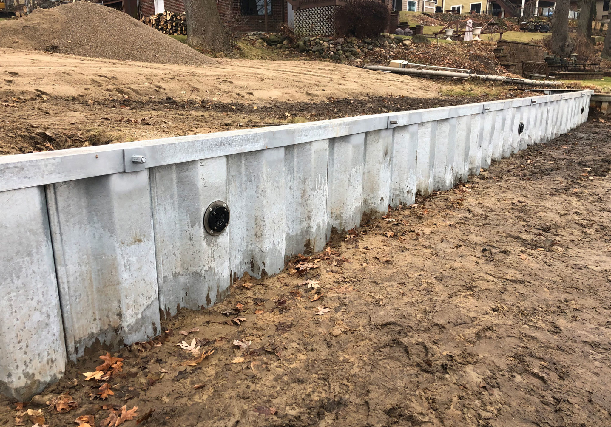 Seawalls - Water's Edge Dock and Hoist