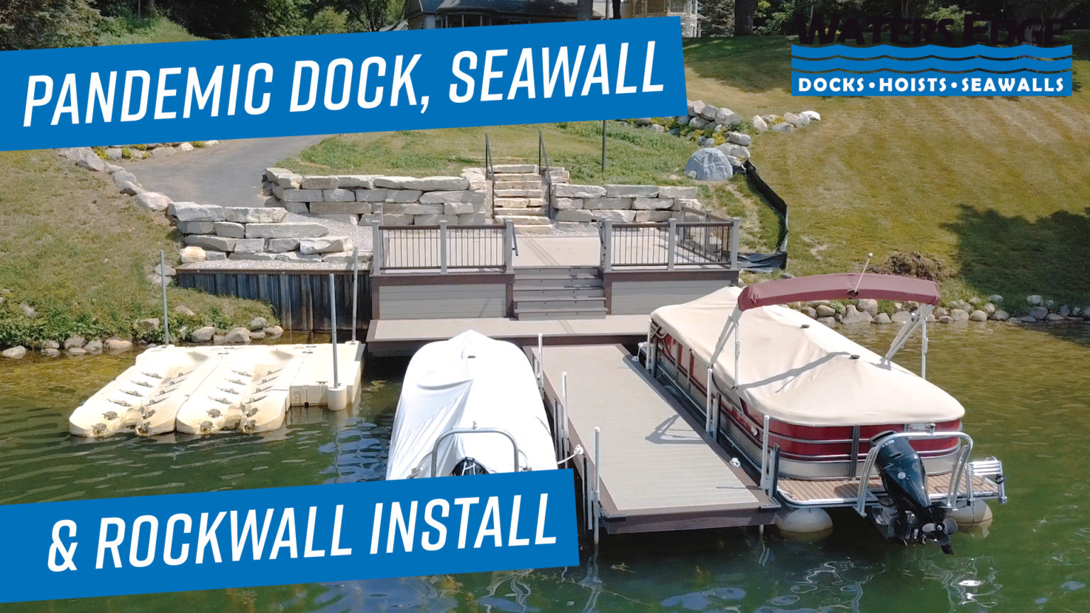 The Dockman Episode One: Seawall, Dock & Rockwall Install in a Pandemic ...
