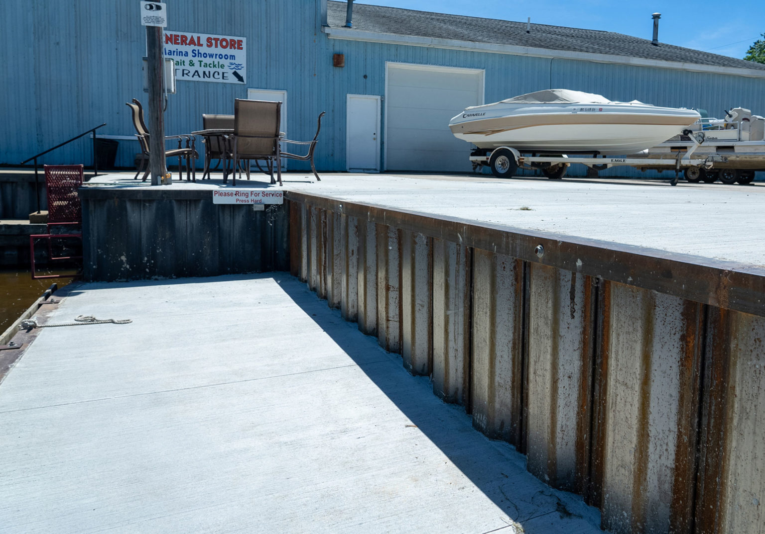 Seawalls - Water's Edge Dock and Hoist