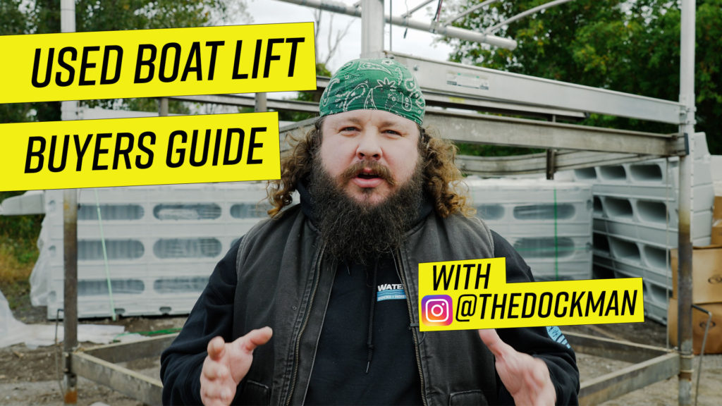 What to Look for When Buying a Used Boat Lift - Water's Edge Dock and Hoist