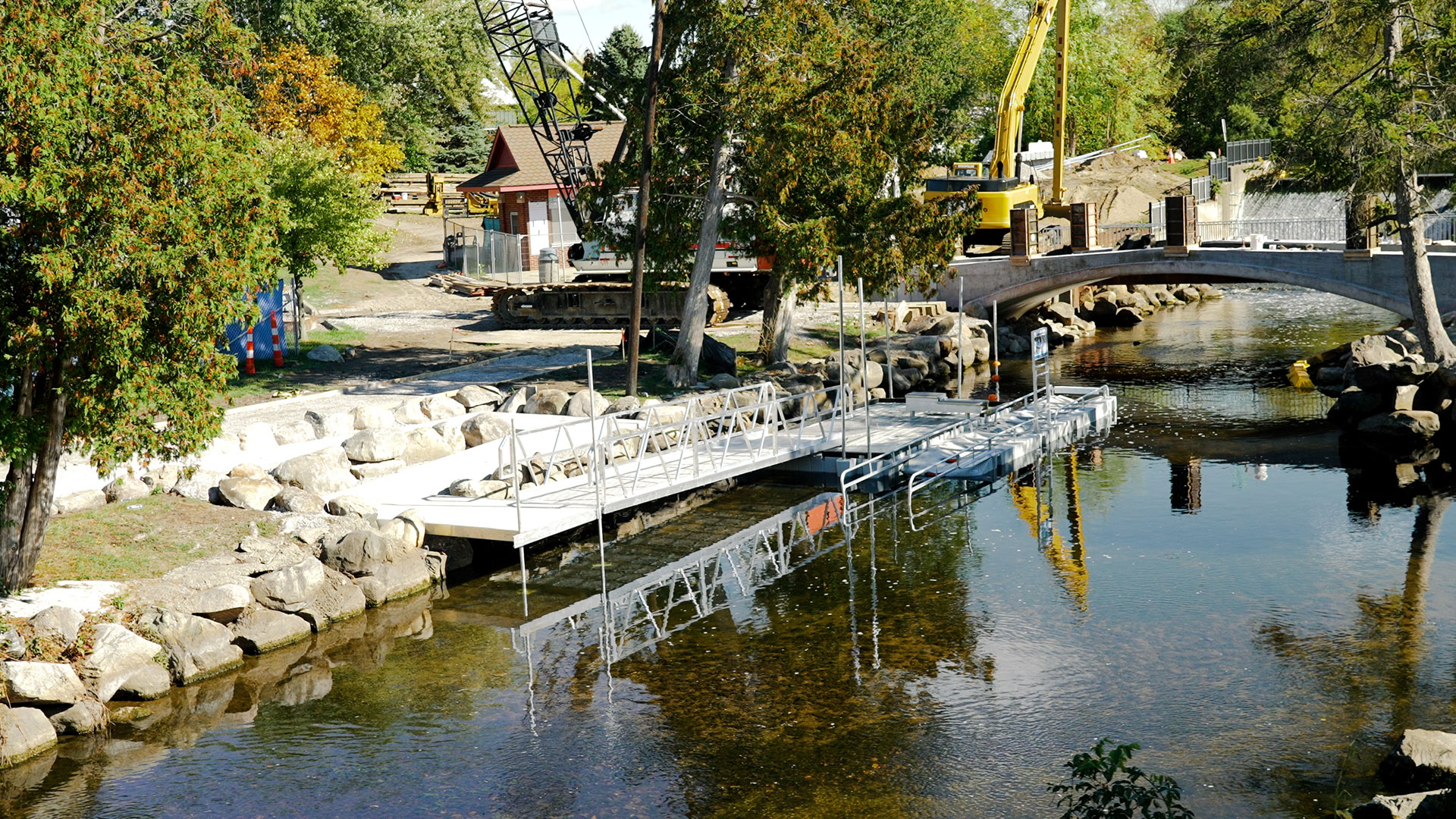 Great Lakes Lift Modular Gangway - Water's Edge Dock and Hoist